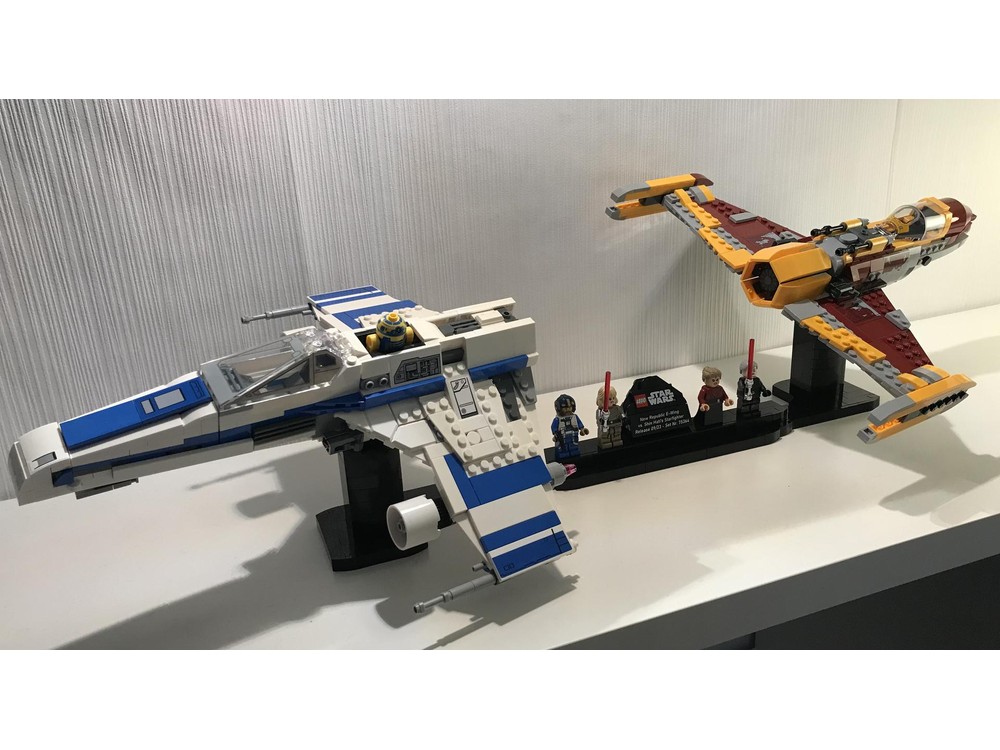 LEGO MOC Display Stand for New Republic E-WIng vs. Shin Hati's ...