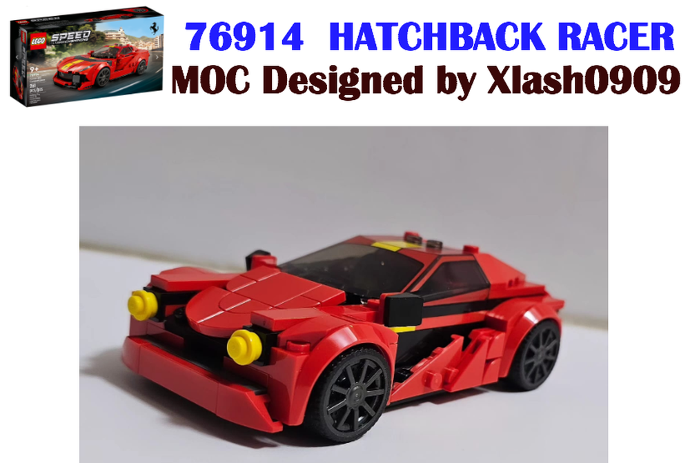 LEGO MOC 76914 HATCHBACK RACER by xlash0909 | Rebrickable - Build with LEGO