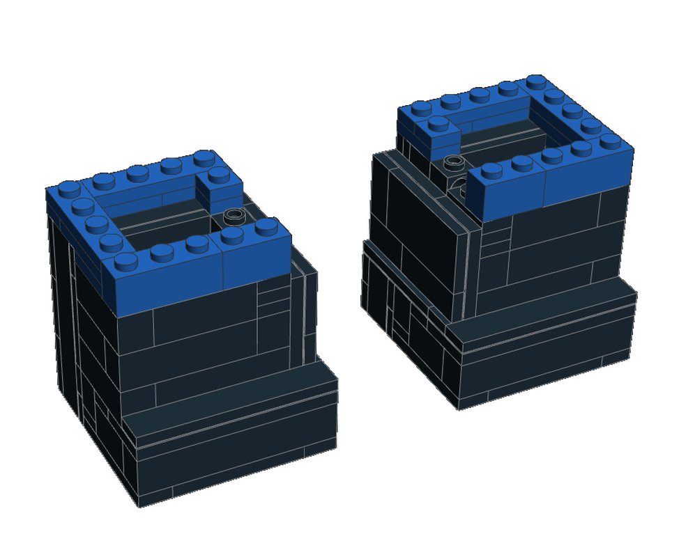 LEGO MOC alternative legs for upscaled Minifigs by lostcontinent ...