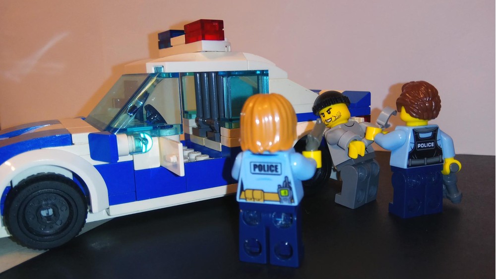 LEGO MOC Police car cruiser two-seater by Denverhorse | Rebrickable ...