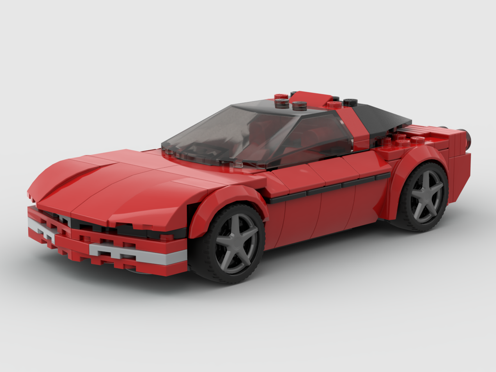 LEGO MOC Chevrolet Corvette C4 by 6th gear | Rebrickable - Build with LEGO