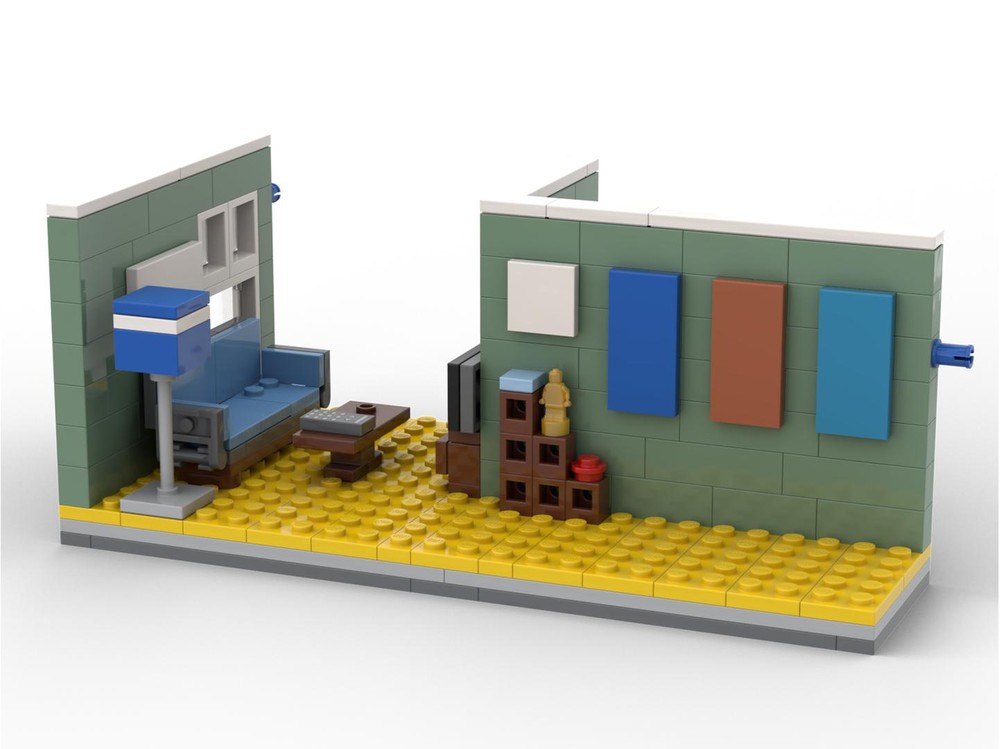 Lego Moc Emmets Apartment By Brickmeisterz Rebrickable Build With Lego