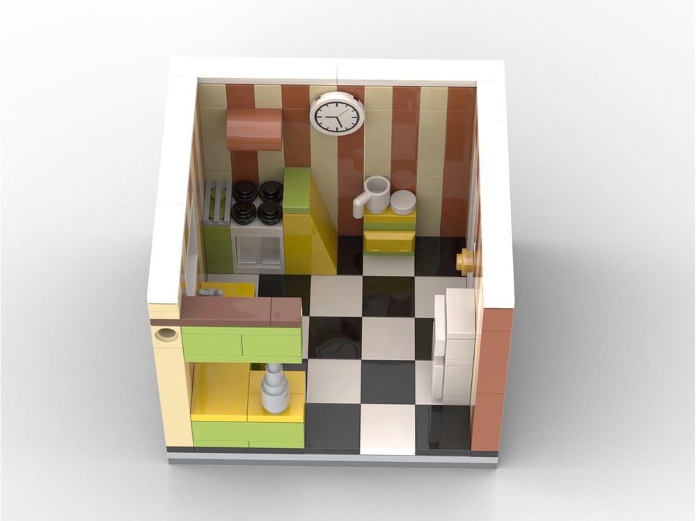 Lego Moc Emmets Apartment By Brickmeisterz Rebrickable Build With Lego