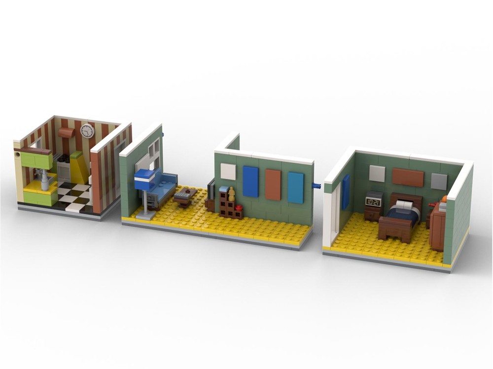 Lego Moc Emmets Apartment By Brickmeisterz Rebrickable Build With Lego