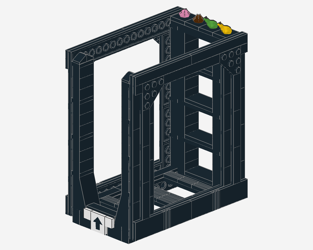 LEGO MOC Board Game Card Holder by Antarctica | Rebrickable - Build ...