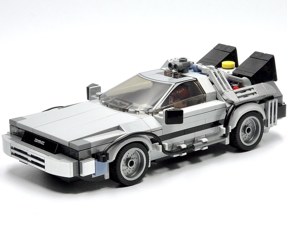 LEGO MOC DeLorean Time Machine by barneius | Rebrickable - Build with LEGO