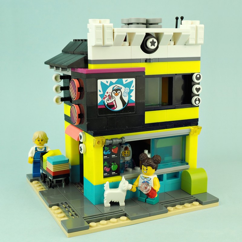 LEGO MOC Penguin Slushy Shop by De_Marco | Rebrickable - Build with LEGO