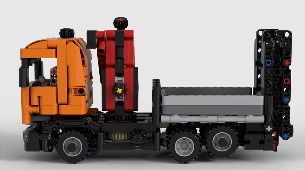 LEGO MOC Mini Scania with Crane by Ronald_Rumf | Rebrickable - Build ...