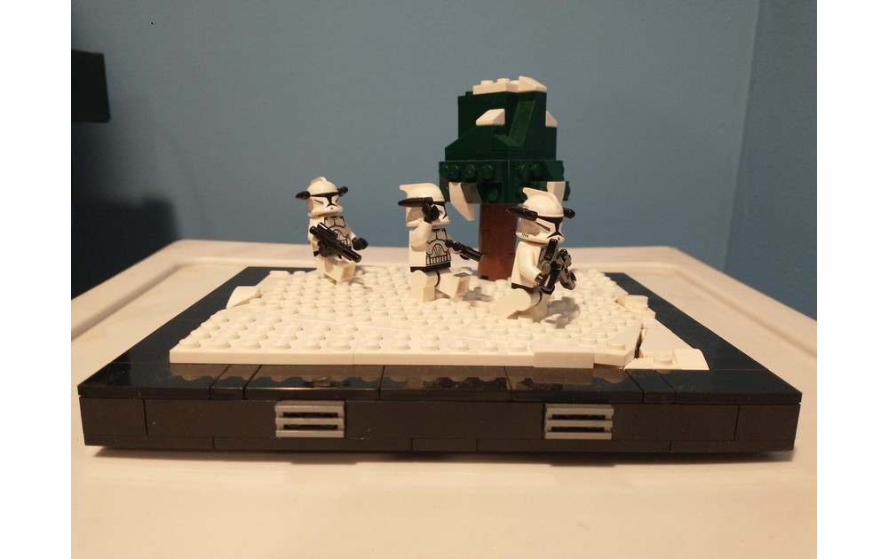 LEGO MOC Star Wars Figure Display - Snow Scene by NinjaWarriorBob ...