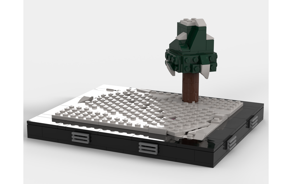 LEGO MOC Star Wars Figure Display - Snow Scene by NinjaWarriorBob ...