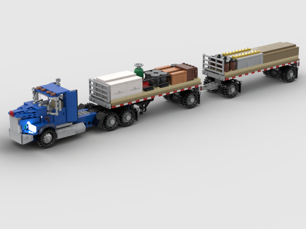 Lego Moc Kenworth T800 Semi Cab By Legoforblockheads Rebrickable