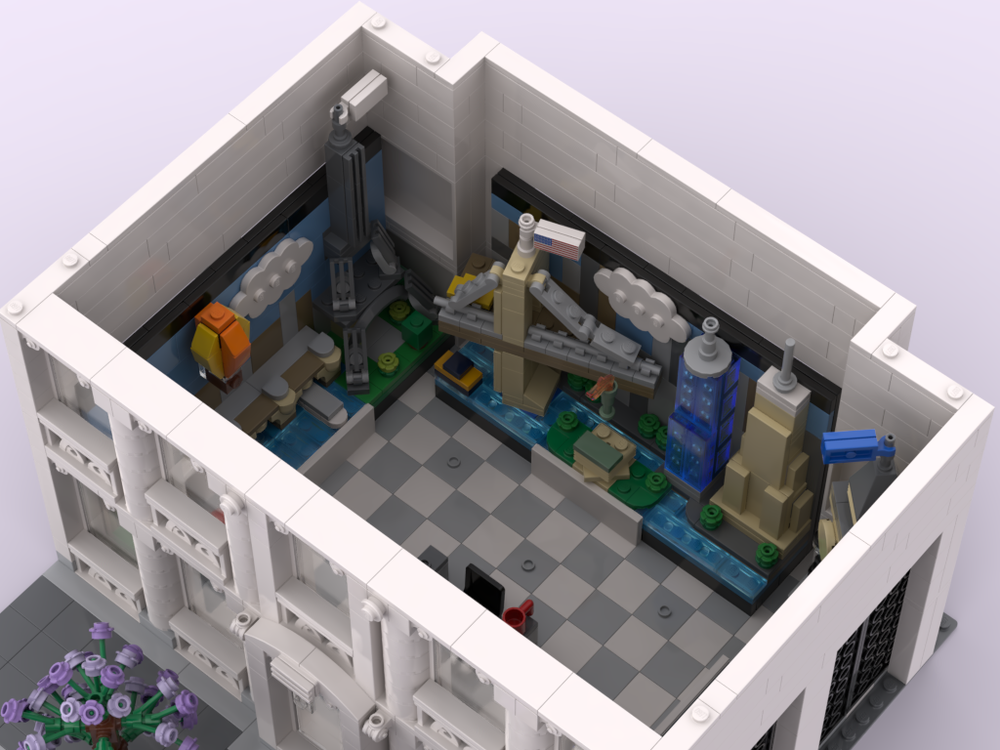 Lego Moc Museum Of Architectural Wonders By Brick Artisan Rebrickable