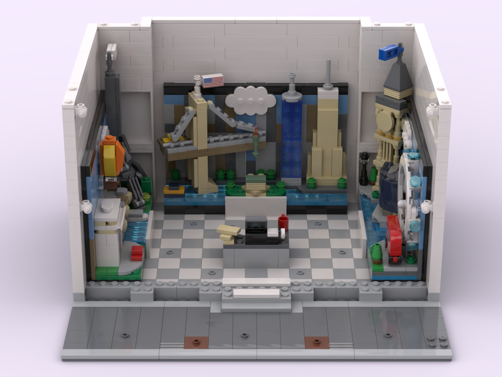 Lego Moc Museum Of Architectural Wonders By Brick Artisan Rebrickable