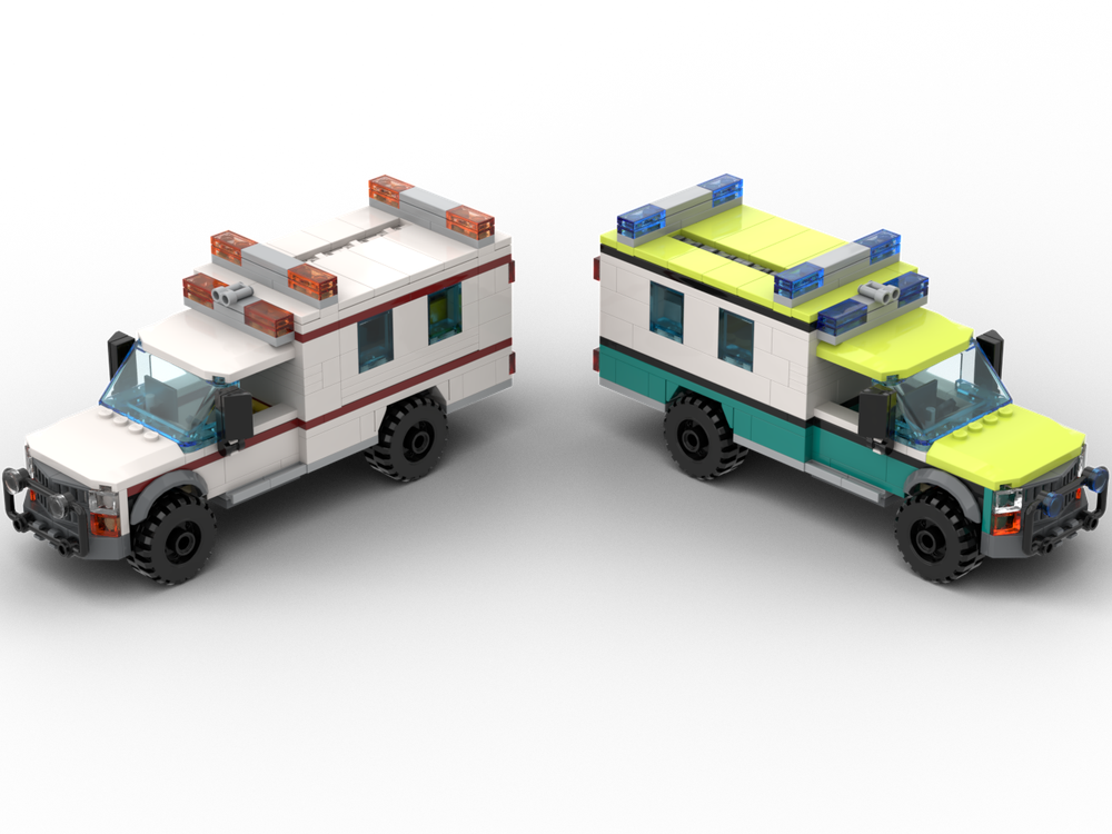 LEGO MOC 4x4 Ambulance by Road-Runner1981 | Rebrickable - Build with LEGO