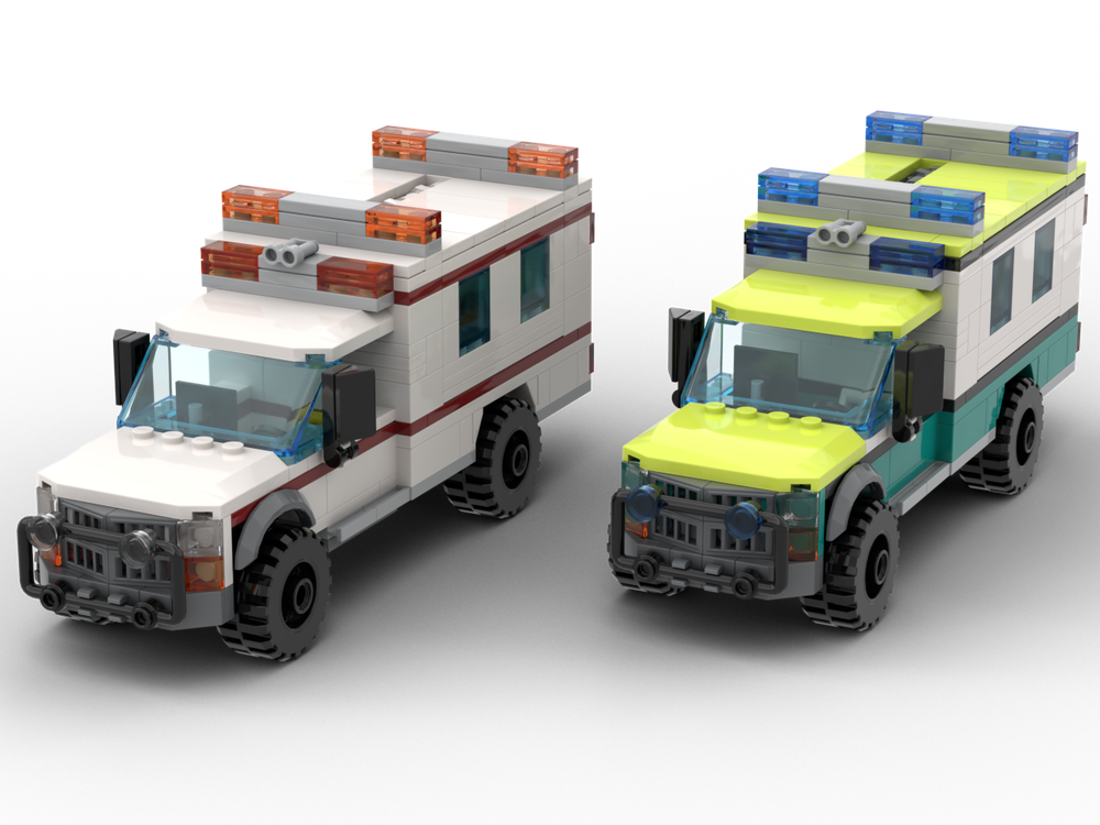 LEGO MOC 4x4 Ambulance by Road-Runner1981 | Rebrickable - Build with LEGO