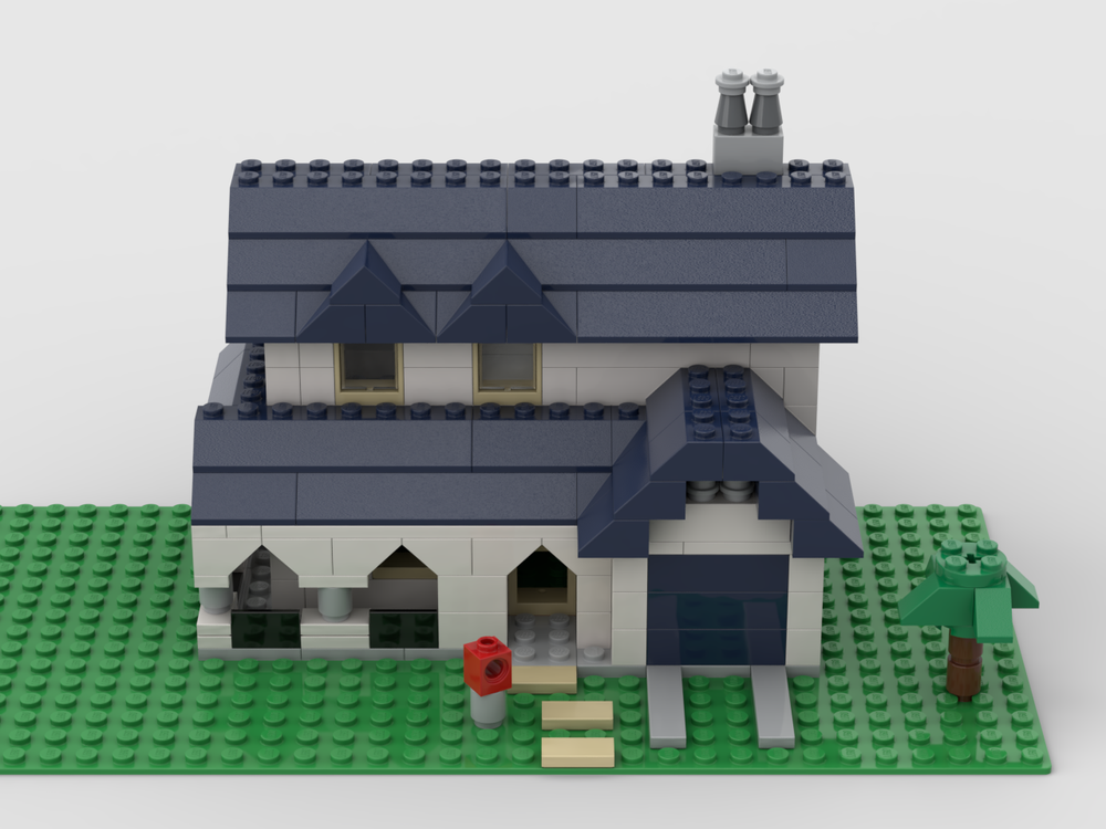 Lego Moc 5891 Mini Suburban Home By Nkende Rebrickable Build With