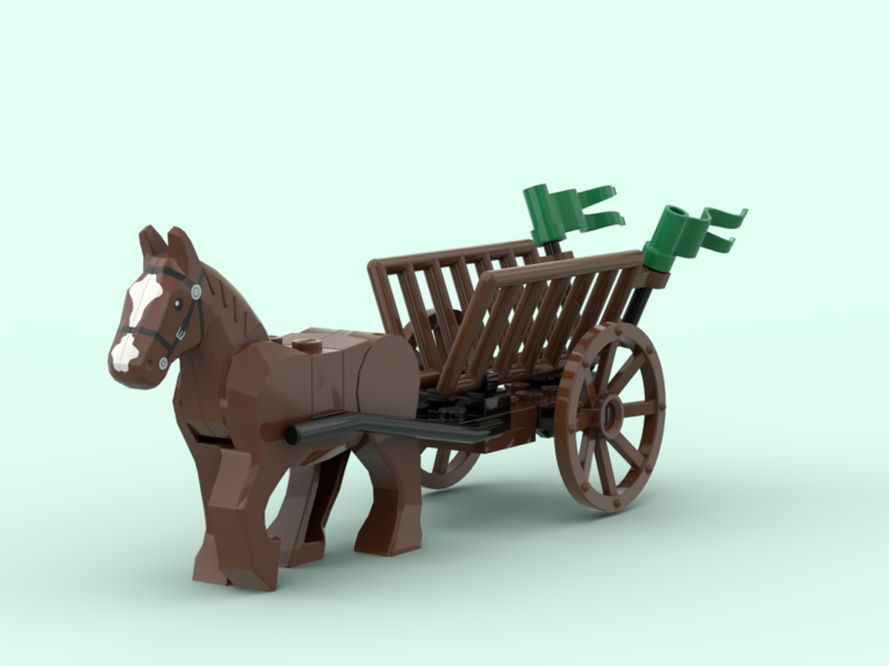 LEGO MOC Forestmen horsecart by LegoDesignStijn | Rebrickable - Build ...
