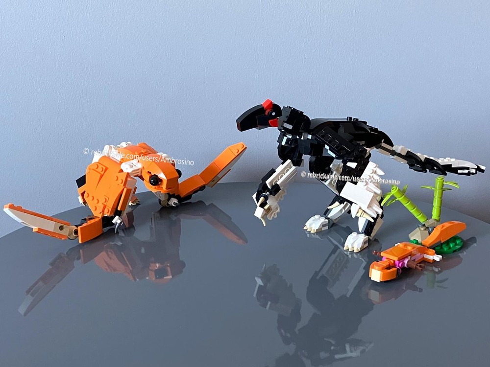 LEGO MOC 31129: real color Anchiornis & friends by Ambrosino ...