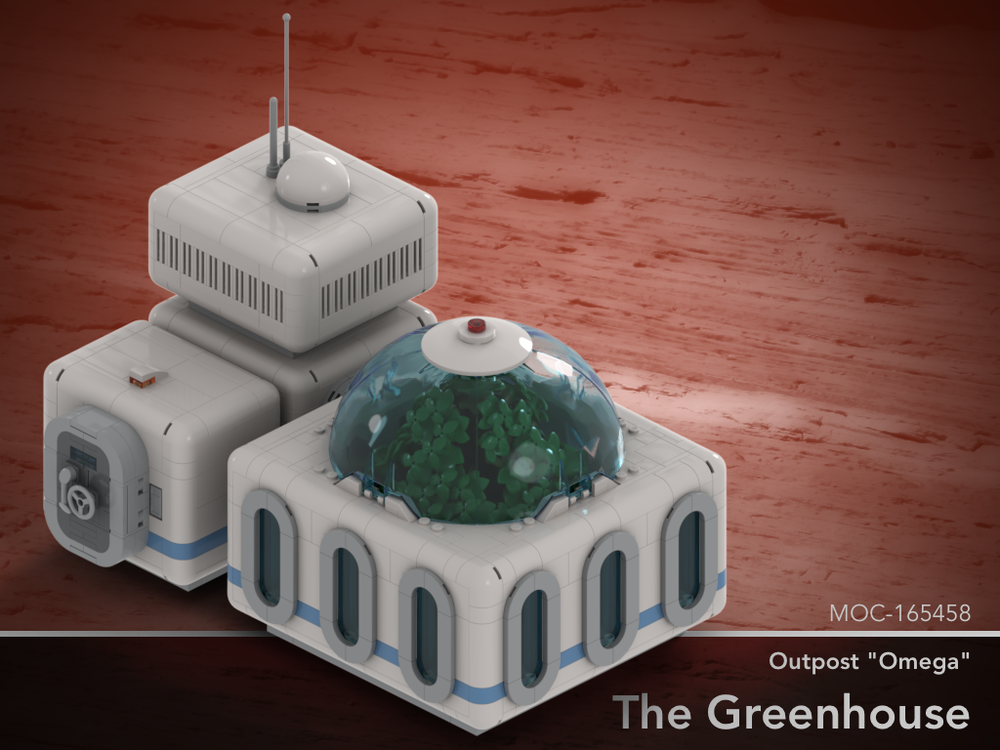 LEGO MOC Outpost Omega : The Greenhouse by brampf | Rebrickable - Build ...
