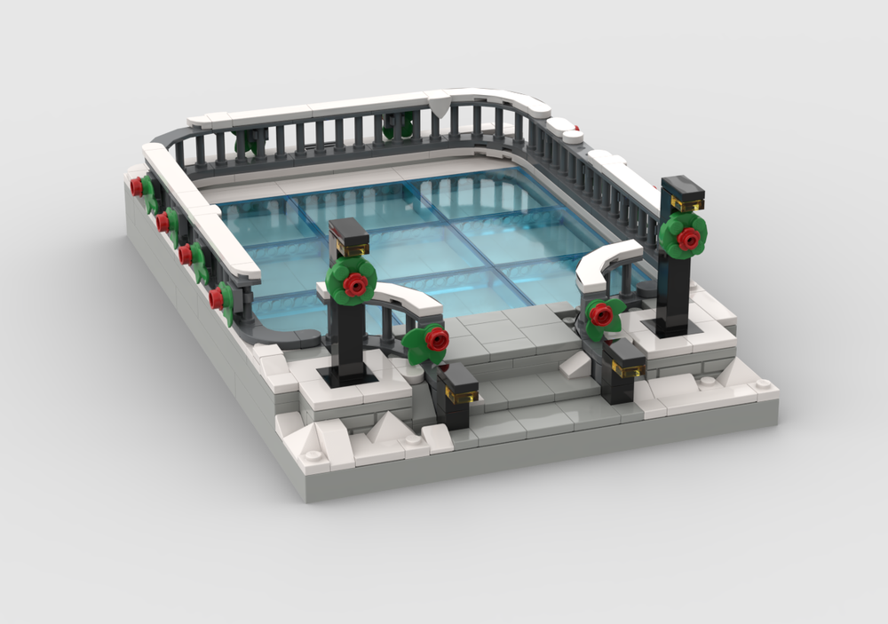 LEGO MOC Winter Skating Rink by tjharley | Rebrickable - Build with LEGO