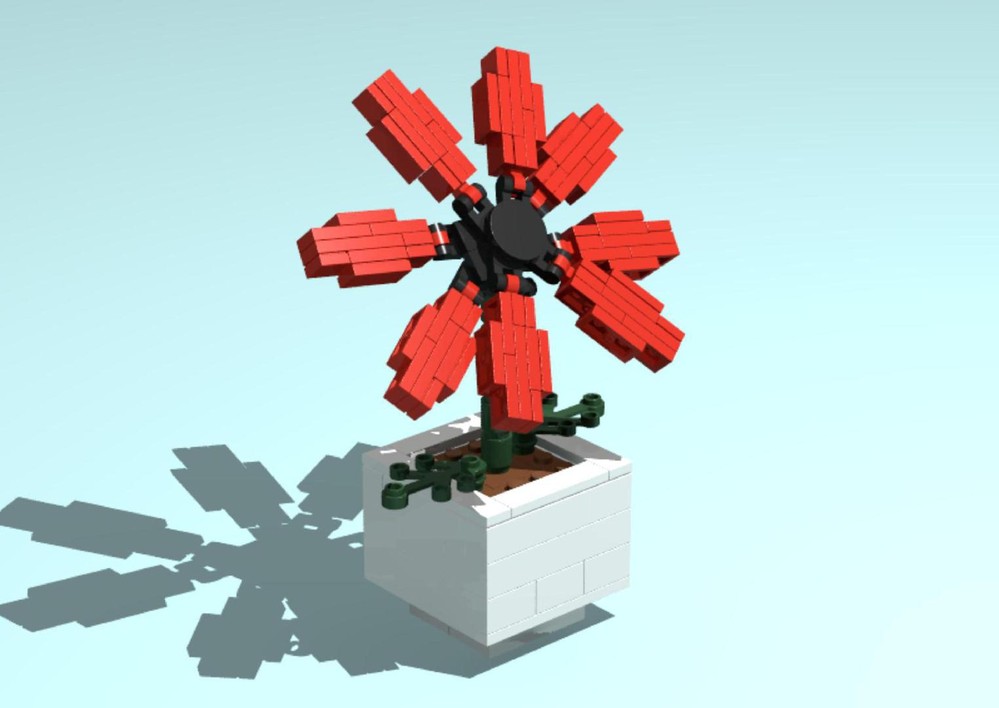LEGO MOC Simple potted flower by Pontahontas | Rebrickable - Build with ...