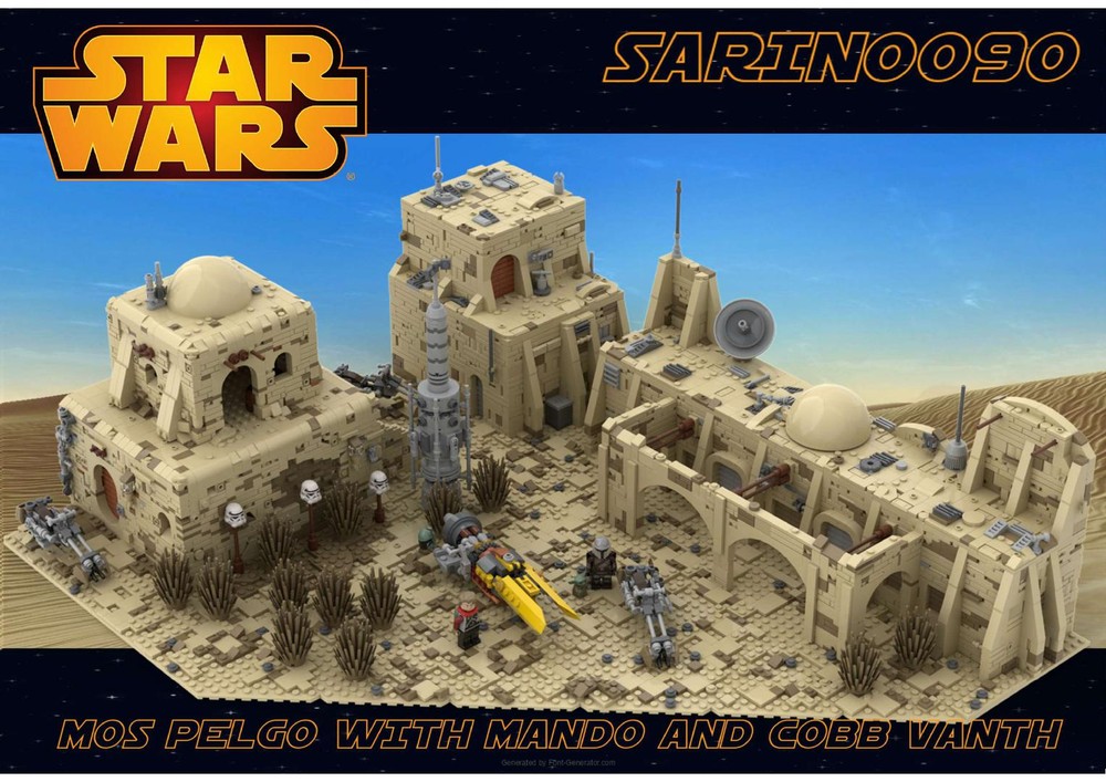 LEGO MOC SW - Mos Pelgo with Mando and Cobb Vanth by Sarinoo90 ...