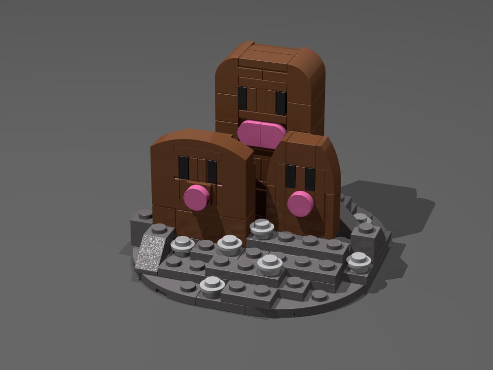 LEGO MOC-165469 Dugtrio by Areivien | Rebrickable - Build with LEGO