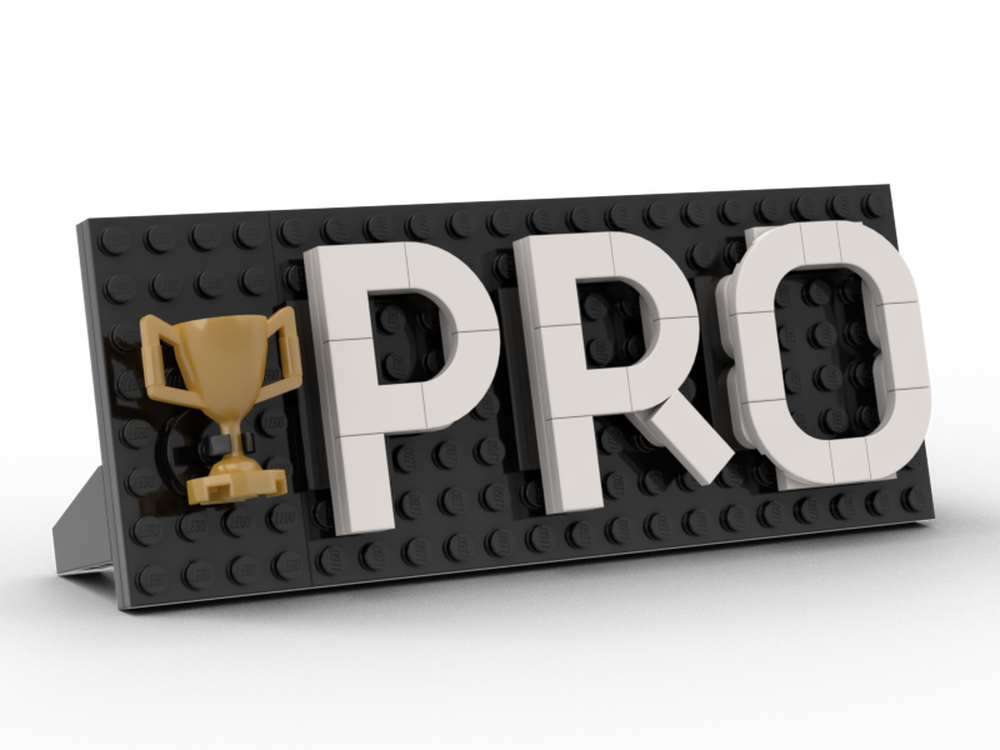 LEGO MOC Rebrickable Pro Sign by OrchardBuilds | Rebrickable - Build ...