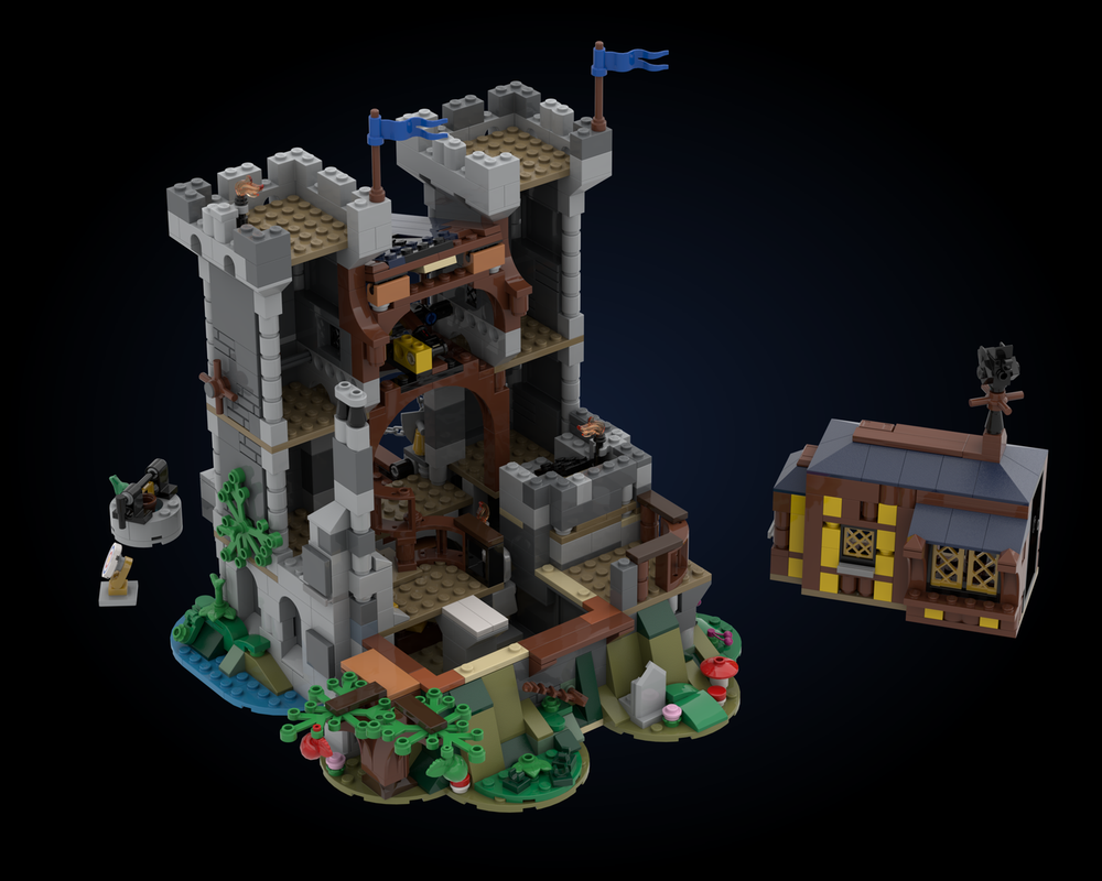 LEGO MOC Black Falcon's Fort by Nightlord_Builds | Rebrickable - Build ...