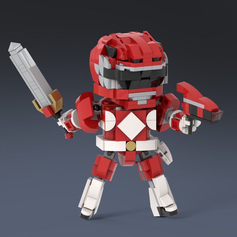LEGO MOC SD RED RANGER by choi_dambaek | Rebrickable - Build with LEGO