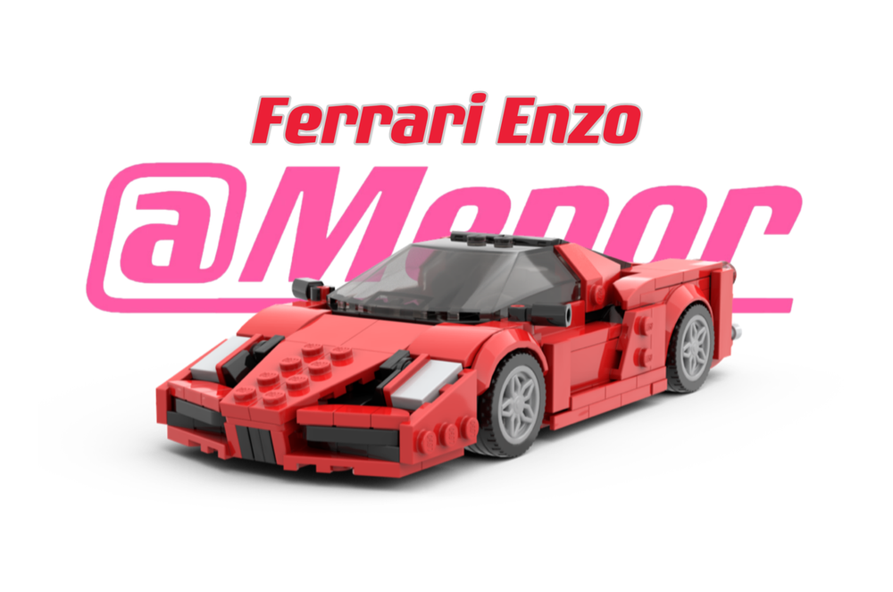 LEGO MOC Ferrari Enzo by Menor | Rebrickable - Build with LEGO
