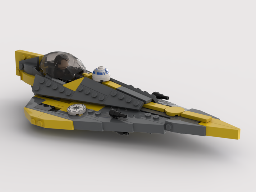 LEGO MOC Delta-7B Starfighter by simonelovisa01 | Rebrickable - Build ...