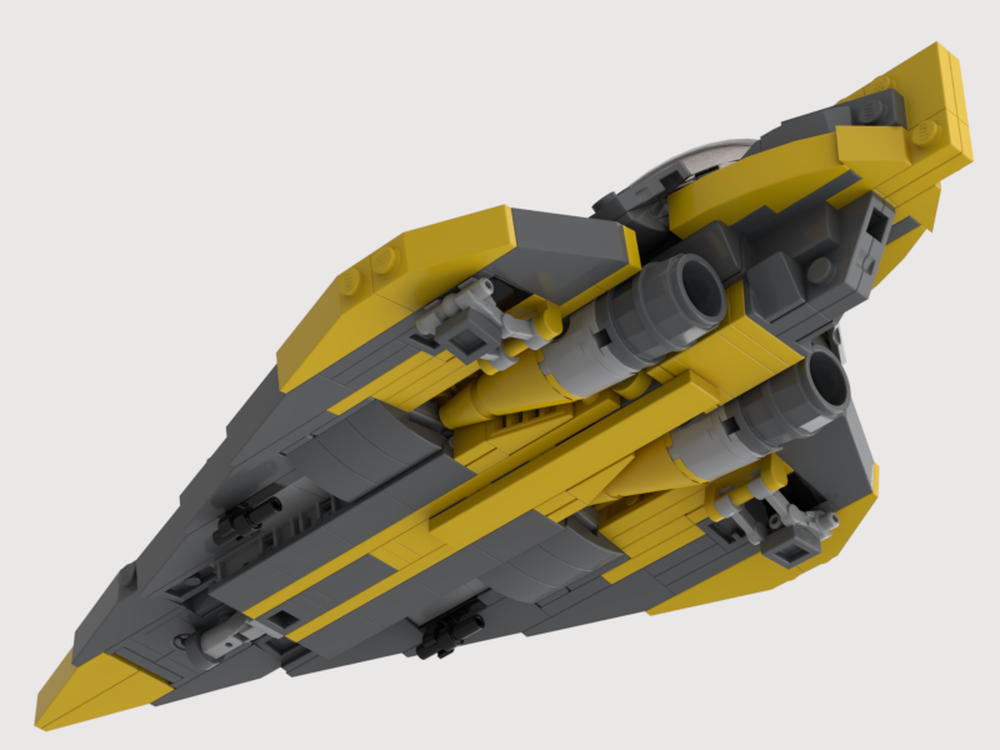 LEGO MOC Delta-7B Starfighter by simonelovisa01 | Rebrickable - Build ...