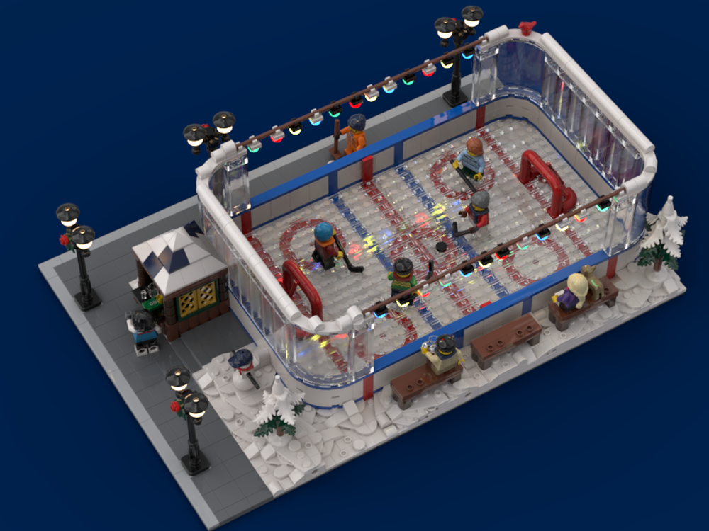 LEGO MOC-165505 Modular Winter Ice Hockey Rink by Brick Kaiser ...