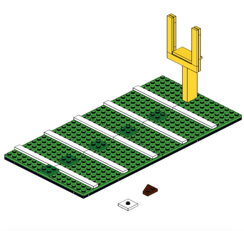 LEGO MOC Finger Football Game by SMLBricks | Rebrickable - Build with LEGO
