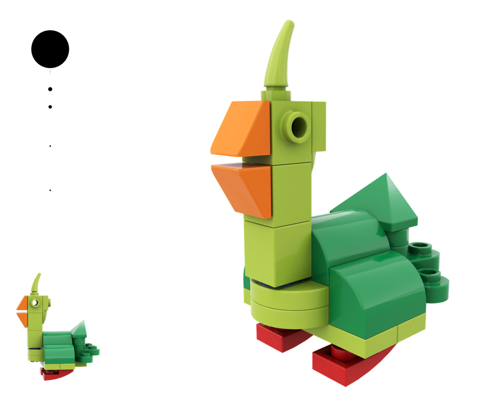 LEGO MOC 01 Bird by MyKidisanAlien | Rebrickable - Build with LEGO