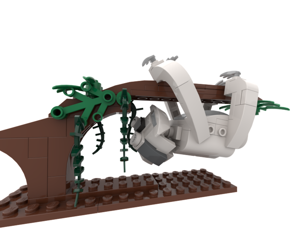 LEGO MOC 02 Sloth by MyKidisanAlien | Rebrickable - Build with LEGO