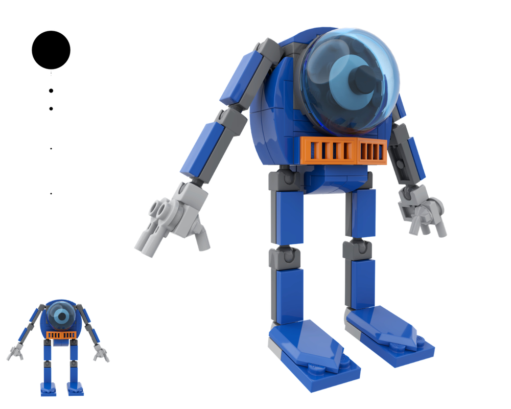 LEGO MOC 03 Robot by MyKidisanAlien | Rebrickable - Build with LEGO