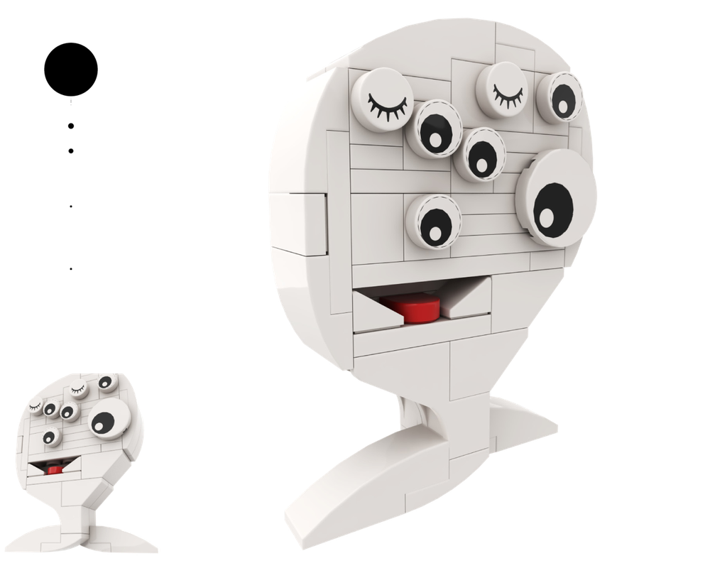 LEGO MOC 04 Ghost by MyKidisanAlien | Rebrickable - Build with LEGO