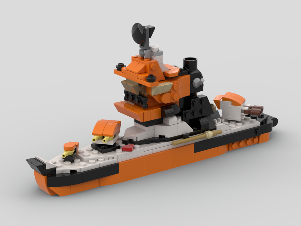LEGO MOC 31129 - Battleship by KlintIsztvud | Rebrickable - Build with LEGO