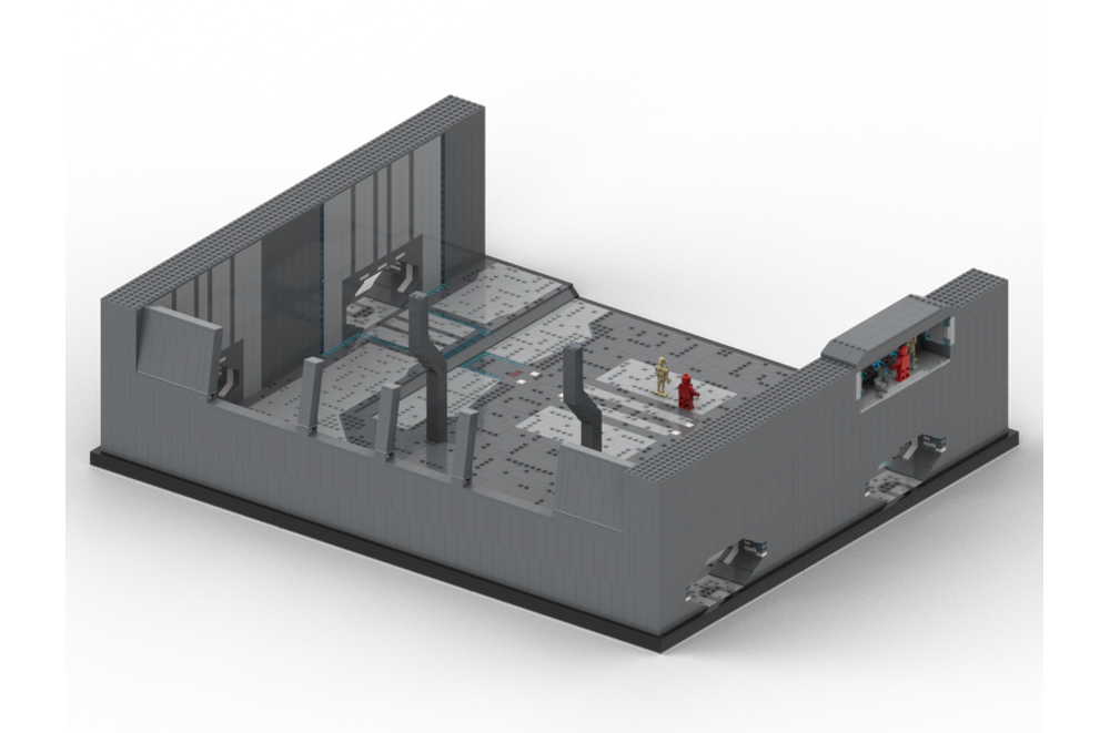 Lego Moc Ringo Vinda Hangar Battle By Thelegowolfpack Rebrickable