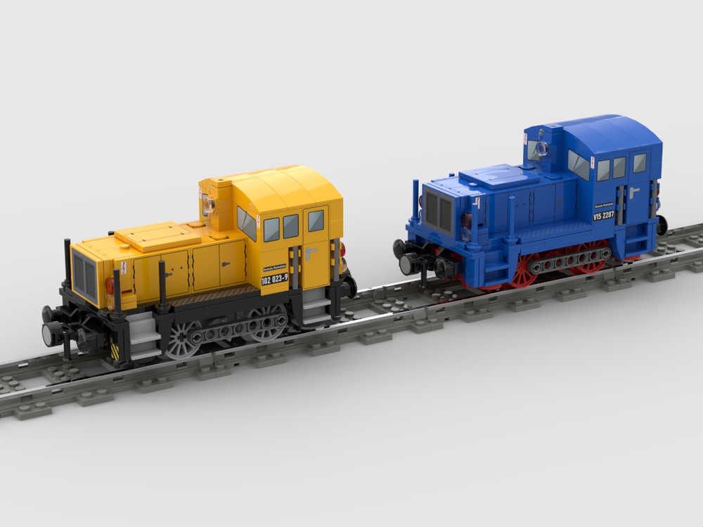 LEGO MOC Shunter Engine V15 and V23 of the East German Railway by ...