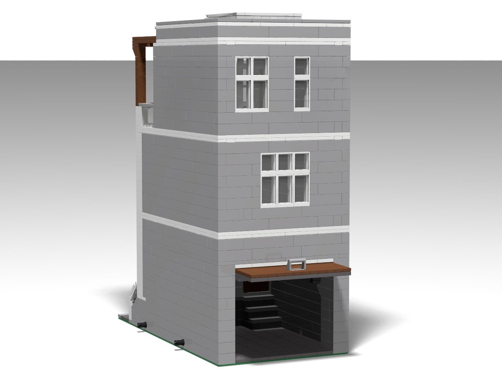 Lego Moc Modern Townhouse Modular By Michaelbaek Rebrickable Build