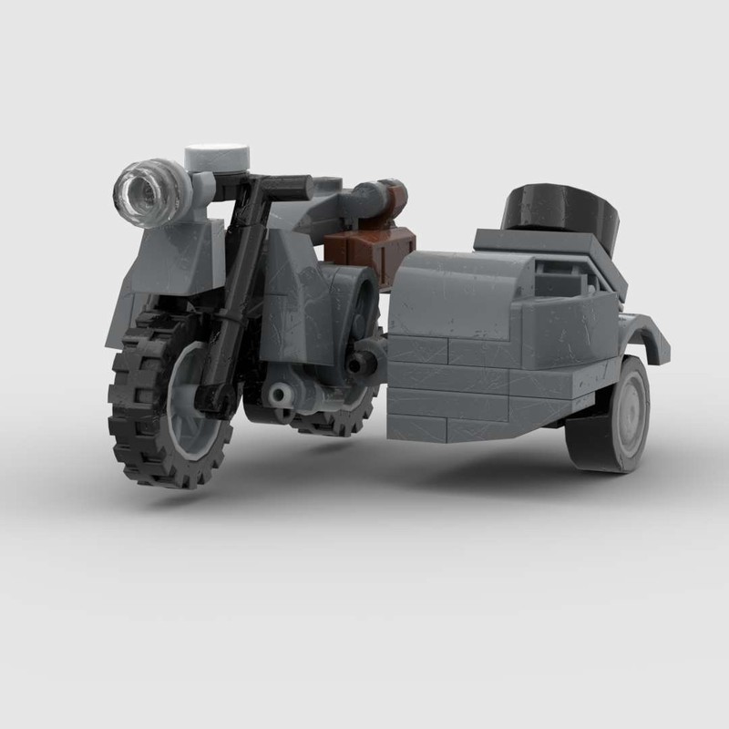 LEGO MOC German motorcycle by dokladnyklocek | Rebrickable - Build with ...