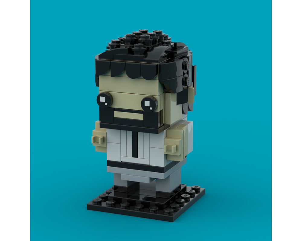 Lego Moc Beard Guy By Birdbrickbuilds Rebrickable Build With Lego