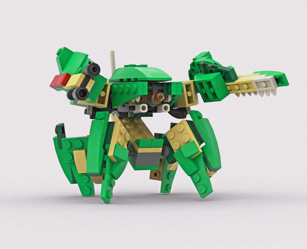 LEGO MOC 31058 - Four Leg Battle Mech by AlterBrickDesign | Rebrickable ...