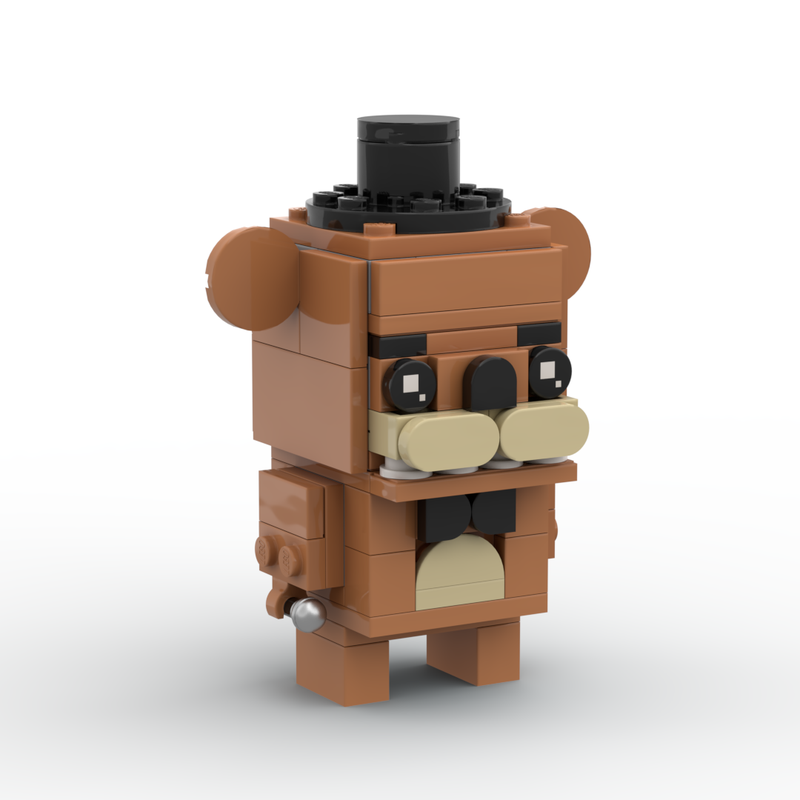 LEGO MOC Freddy Fazbear Brickheadz by BobTheMadCow | Rebrickable ...