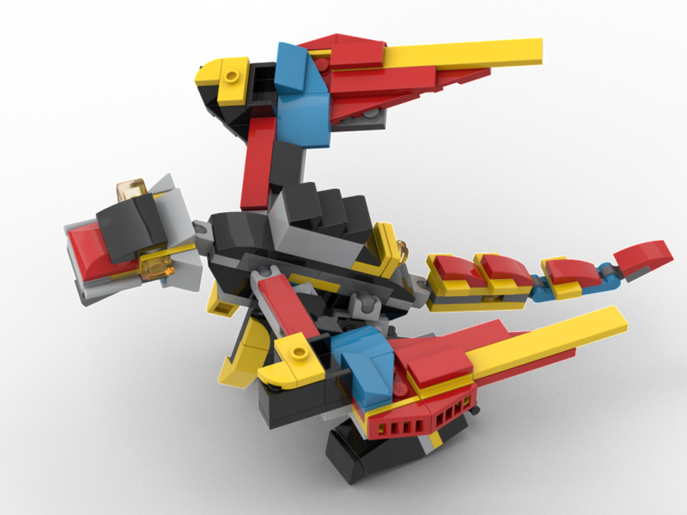 LEGO MOC 31124 - Dragon Alternative by hoppepe | Rebrickable - Build ...