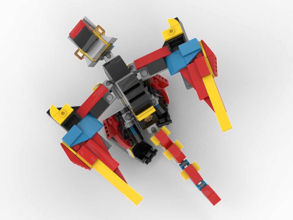 Lego Moc 31124 Dragon Alternative By Hoppepe Rebrickable Build