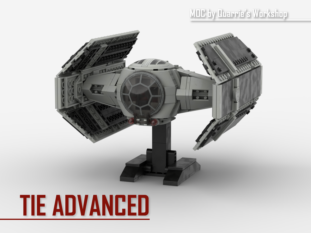 Lego Moc Tie Adv X1 By Quarries Workshop Rebrickable Build With Lego
